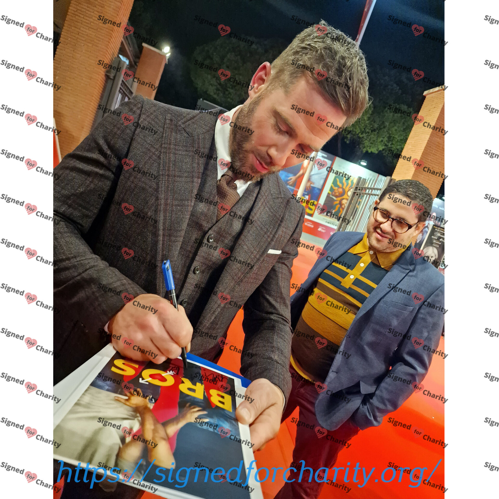 Luke Macfarlane, Billy Eichner and Nicholas Stoller - Signed Photo ...